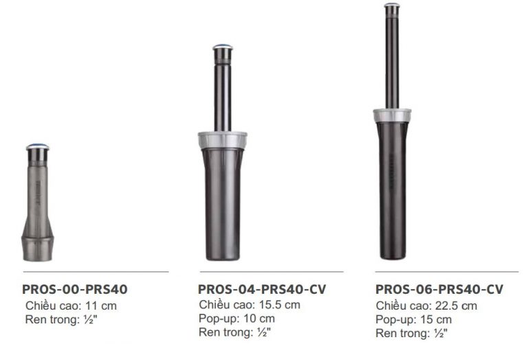 Đầu tưới Pro-Spray PRS40 - Tưới tự động