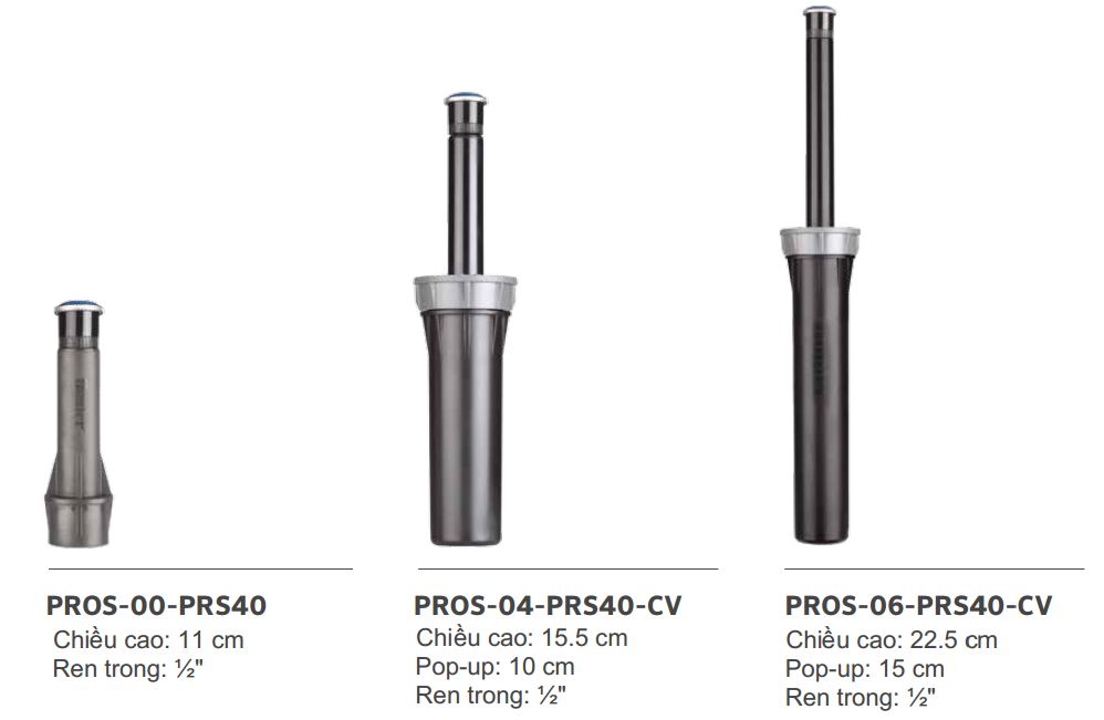 Đầu tưới Pro-Spray PRS40 - Tưới tự động